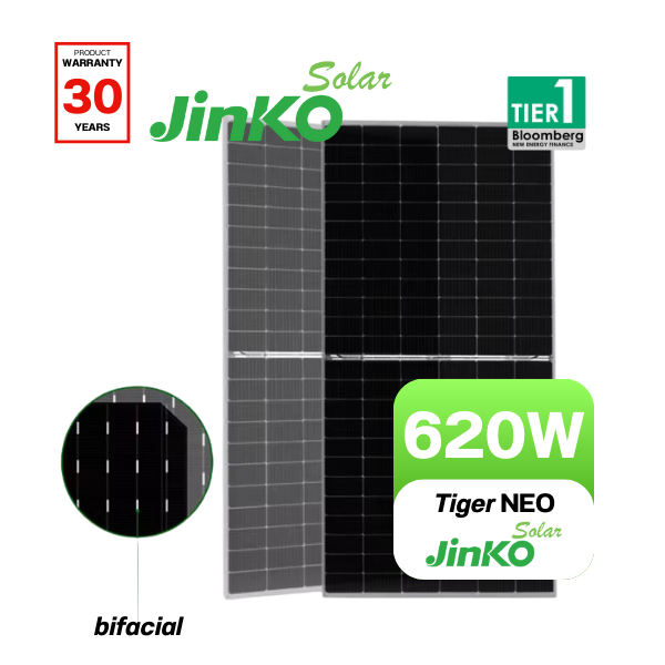 แผงโซล่าเซลล์ Jinko 620W N-type Mono Tiger Neo N-type 78HL4-(V) 620Watt – Bask Energy Solar Cell